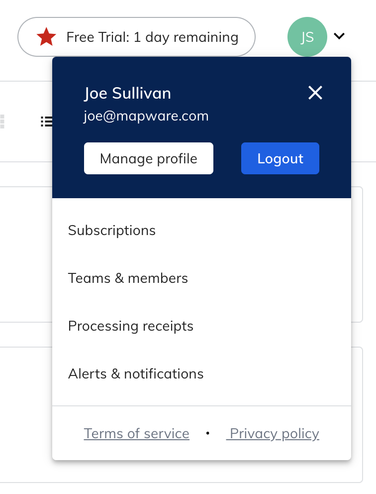 Getting Started with Mapware